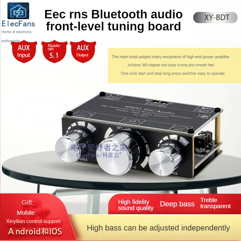 Placa de decodificación estéreo Bluetooth 5,1, módulo de etapa frontal ...