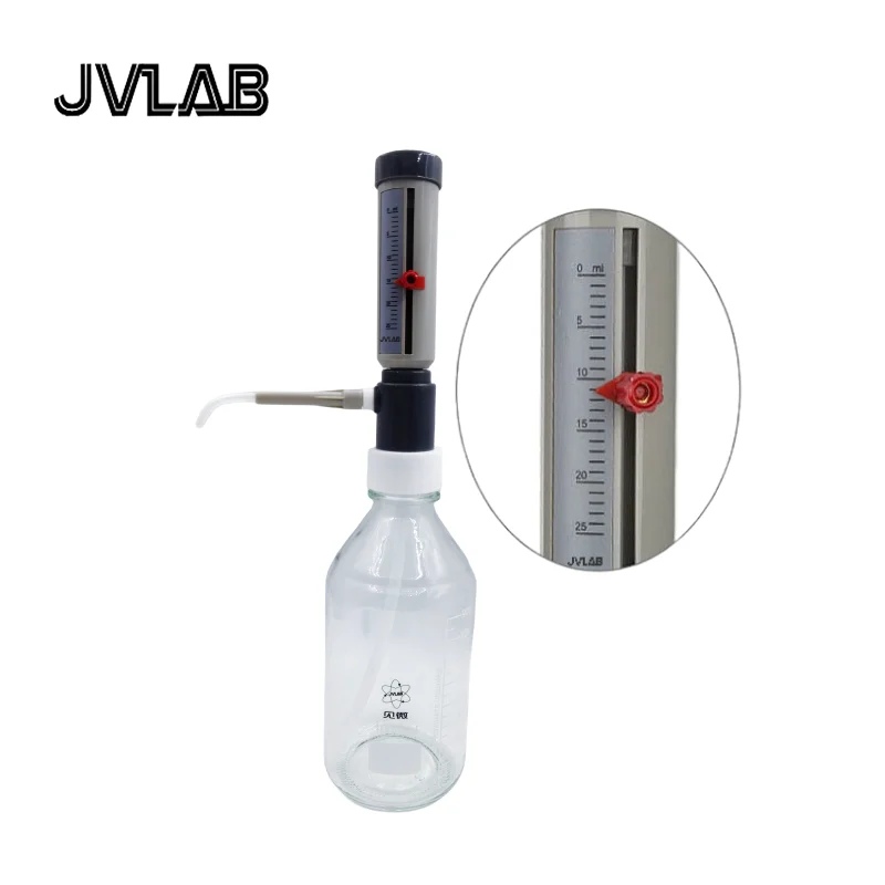 Lab Bottle Top Dispenser Economic Dispenser Sleeve Type 0-25 ml ...