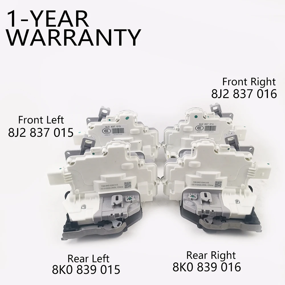 Door Lock Actuator Right Driver 8J2837015 8J2837016 8K0839015 8K0839016 ...