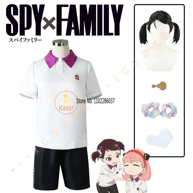 Anime Spy X Family Becky Anya Blackbell Forger Women Cosplay Costumes ...