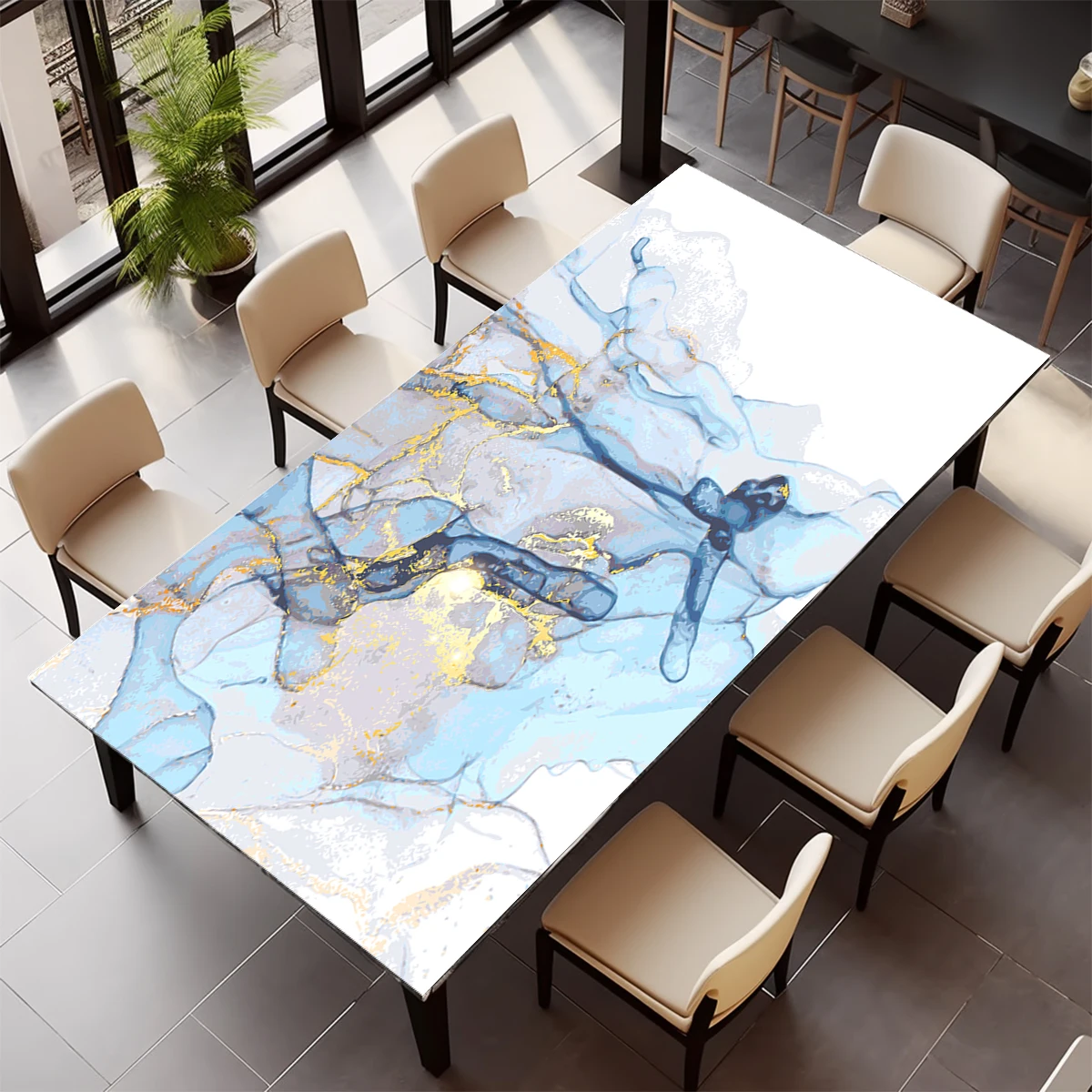 Waterproof-Marble-Pattern-Tablecloth-Table-Mat-Kitchen-Countertop ...