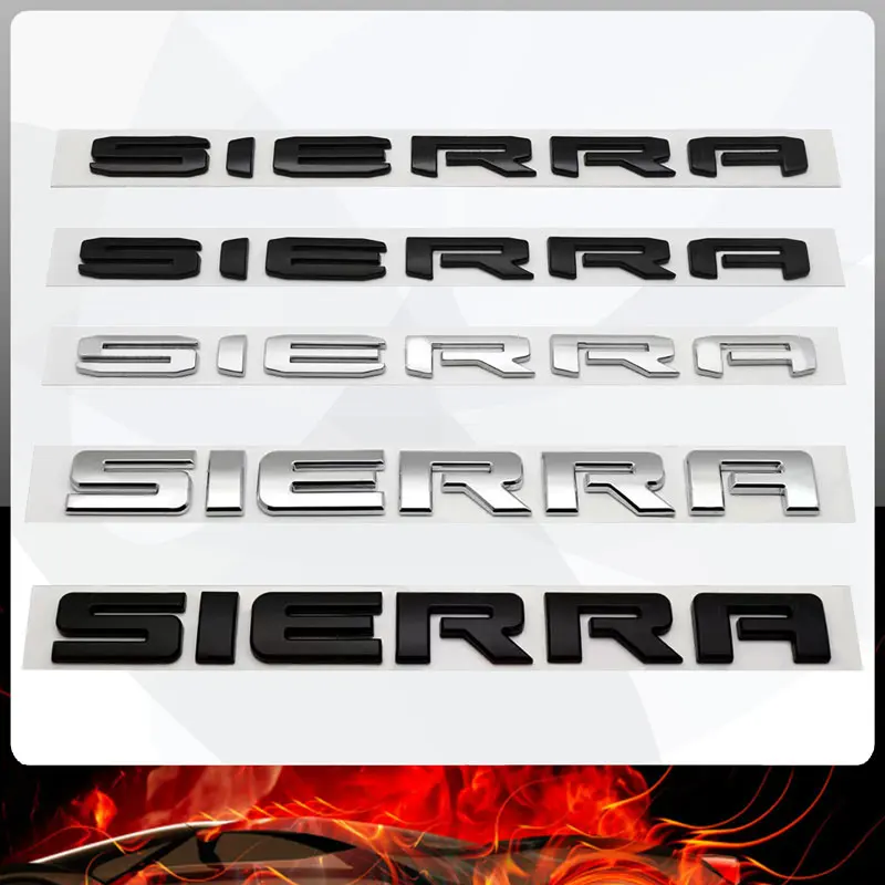 Personalized-Car-Sticker-For-GMC-Pickup-Truck-Tail-Decor-Sticker-SIERRA ...