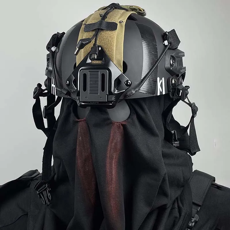 Complete System Tactical Helmet and Balaclava Movie-Grade Cos Kit for ...