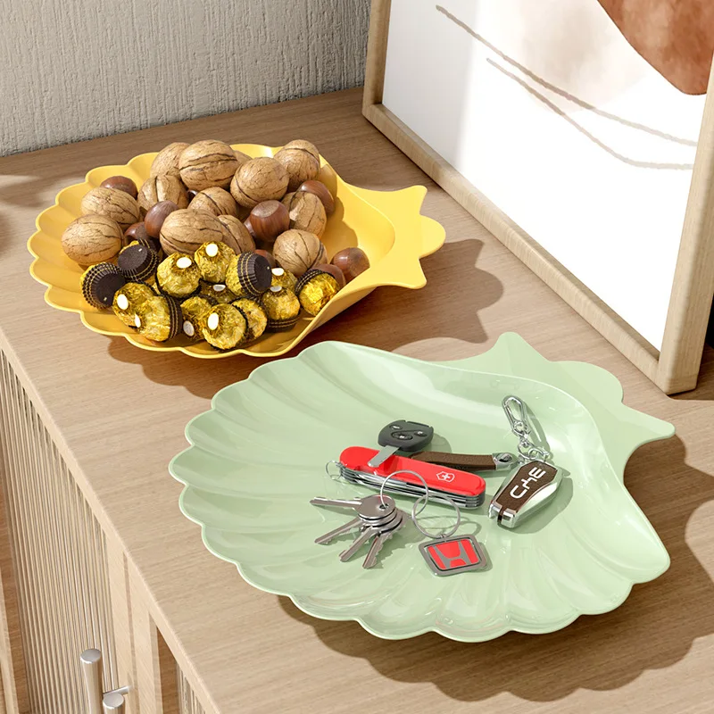 Shell-Shape-Food-Storage-Tray-Candy-Nut-Snack-Fruit-Divider-Tray ...