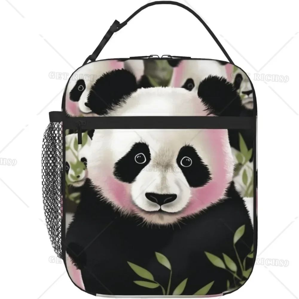 Lovely-Panda-Printed-Print-Insulated-Lunch-Box-for-Women-Men-Work ...