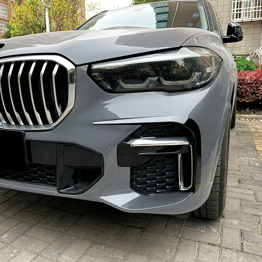 For BMW X5 G05 M Sport 2019 2020 2021 2022 Front Bumper Splitter Fog ...