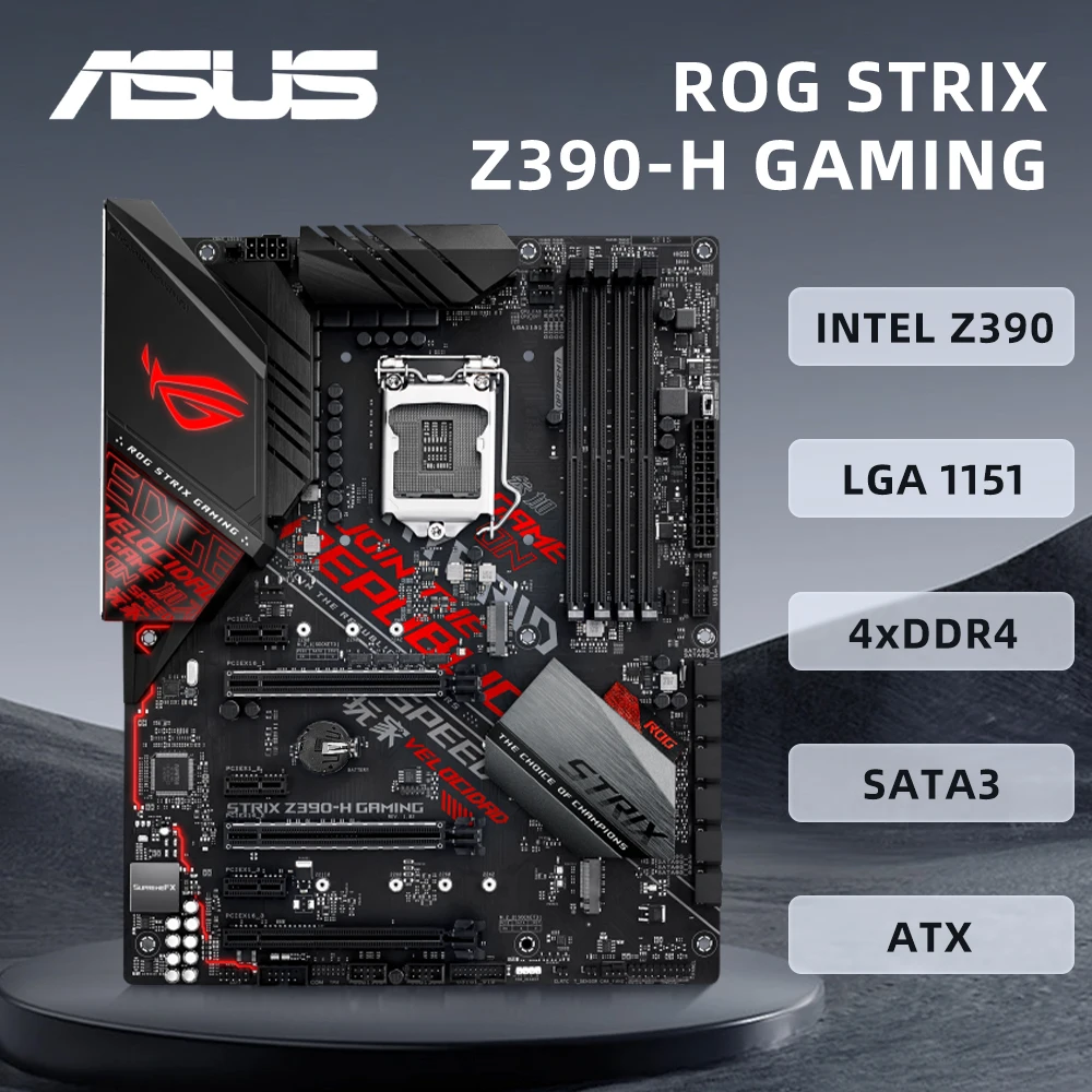 ASUS-ROG-STRIX-Motherboard-STRIX-Z390-H-GAMING-With-LGA-1151-Socket-for ...
