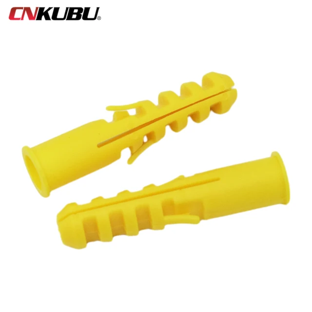 20/30/50pcs M6 M8 M10 M12 Ribbed Plastic Anchor Wall Plastic Expansion ...