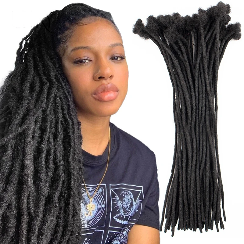 Estensioni-Dreadlock-a-60-fili-per-uomo-donna-Afro-crespo-dritto-100 ...