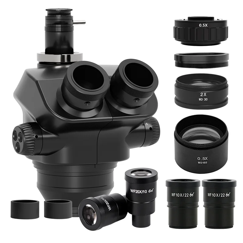 Kailiwei-Optical-Magnification-Triocular-Microscope-7-50X-Continuous ...