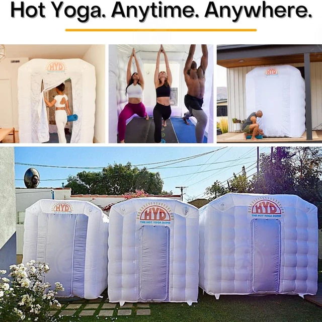 Inflatable Hot Yoga Dome Portable Home Yoga Studio Hot Air Bubble Tent ...