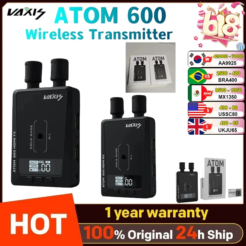 Vaxis-ATOM-600-HDMI-Compatible-Wireless-Transmitter-Receiver-1080P-HD ...
