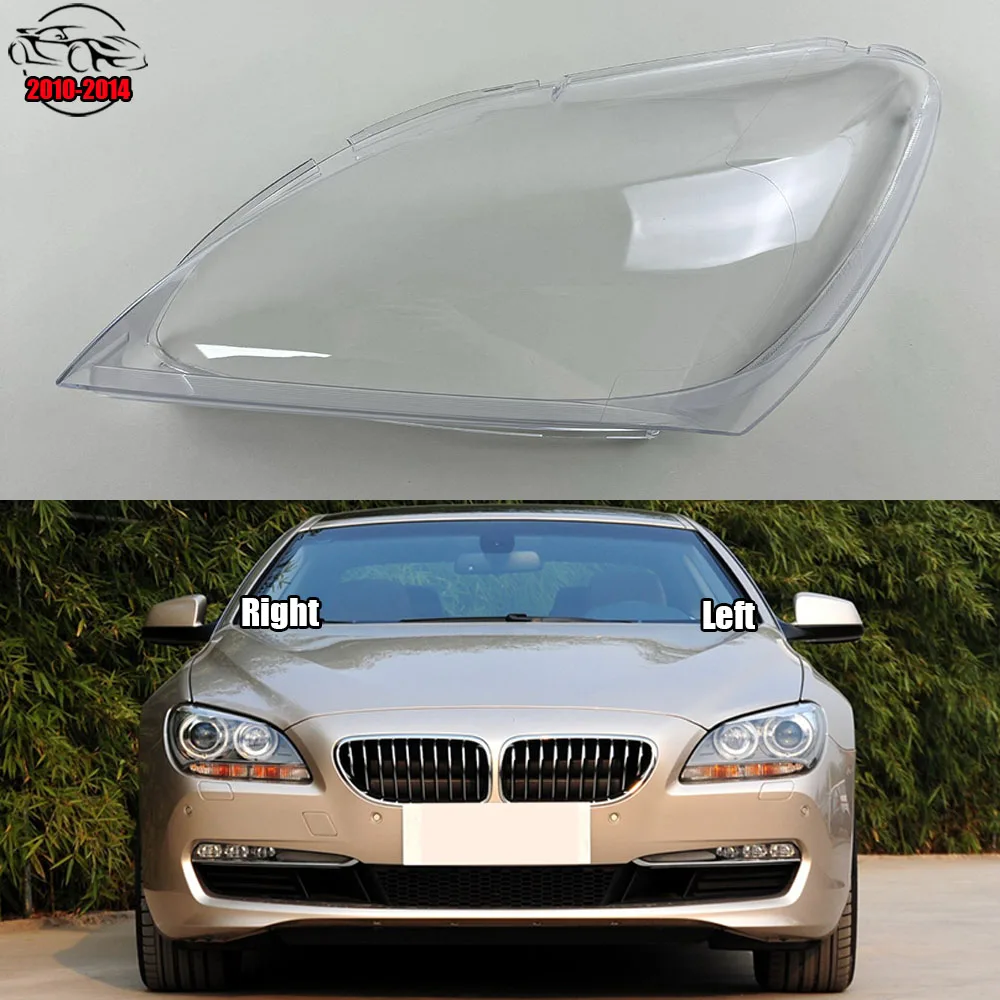 For-BMW-6-Series-F06-F12-F13-2010-2014-Front-Headlight-Cover ...