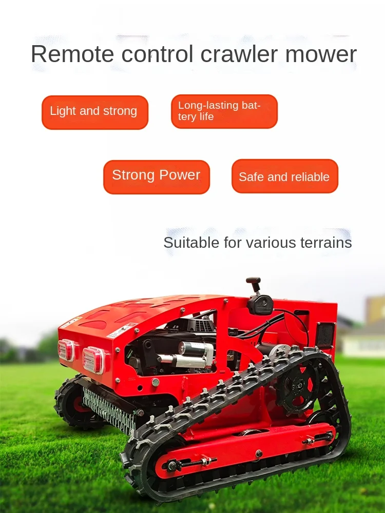 YY-Crawler-Remote-Control-Self-Walking-Lawn-Mower-Weeding-Machine-Lawn ...