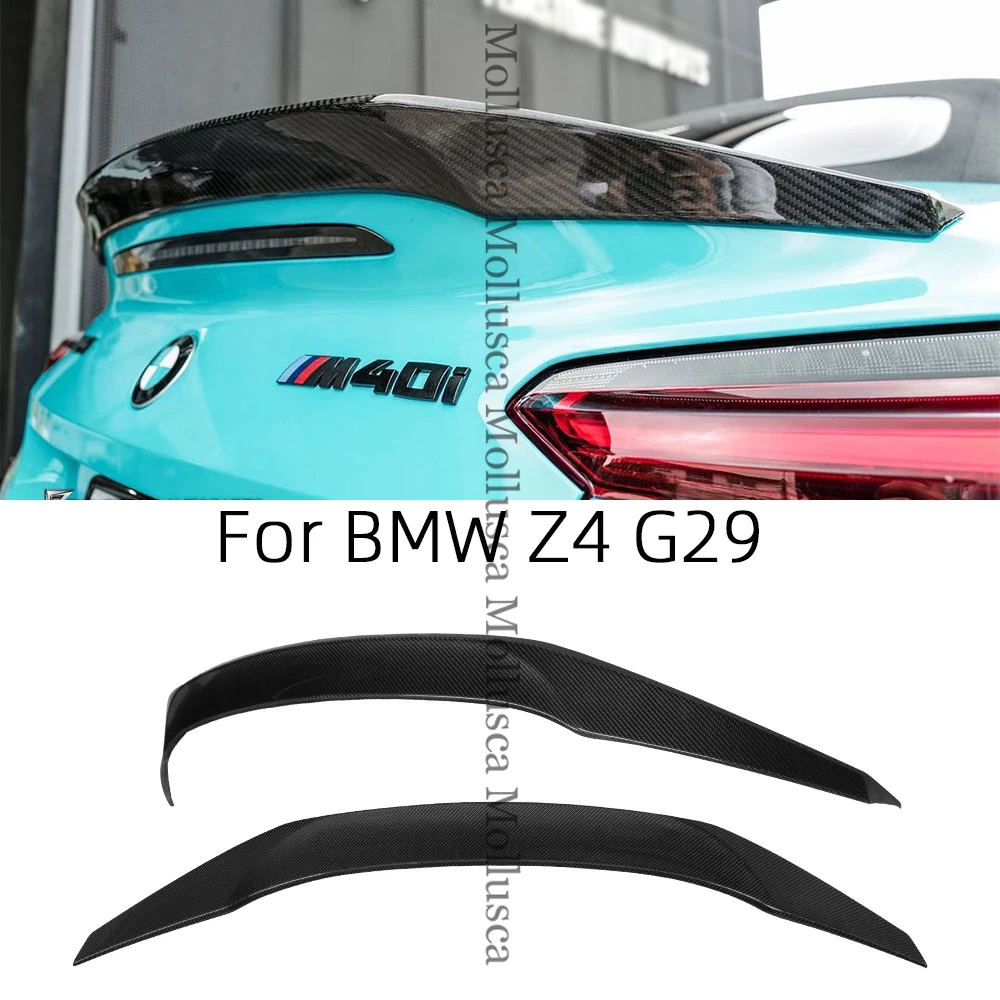 For-BMW-Z4-G29-TRD-Style-Carbon-fiber-Rear-Spoiler-Trunk-wing-2019-2023 ...