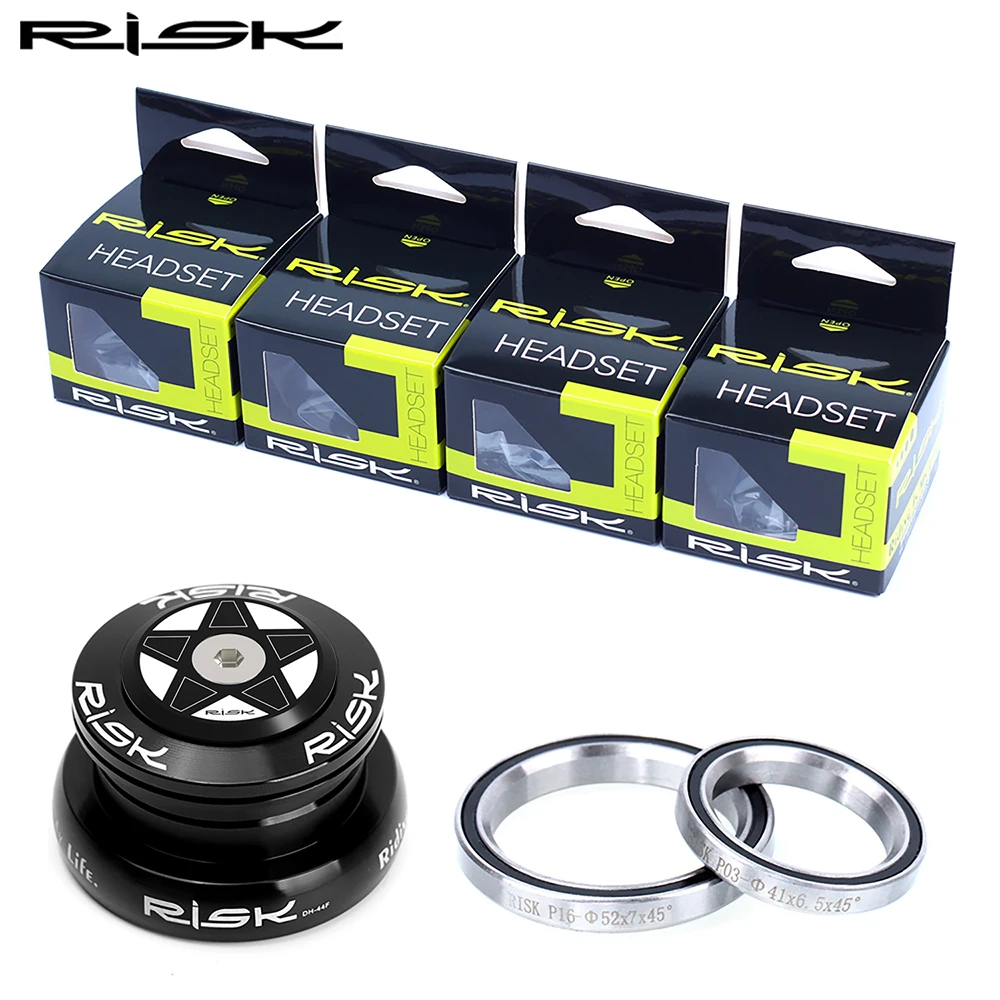 RISK Bicycle Bowl Set 44mm Straight Tapered Bowl Group Peilin Bearing 1 ...