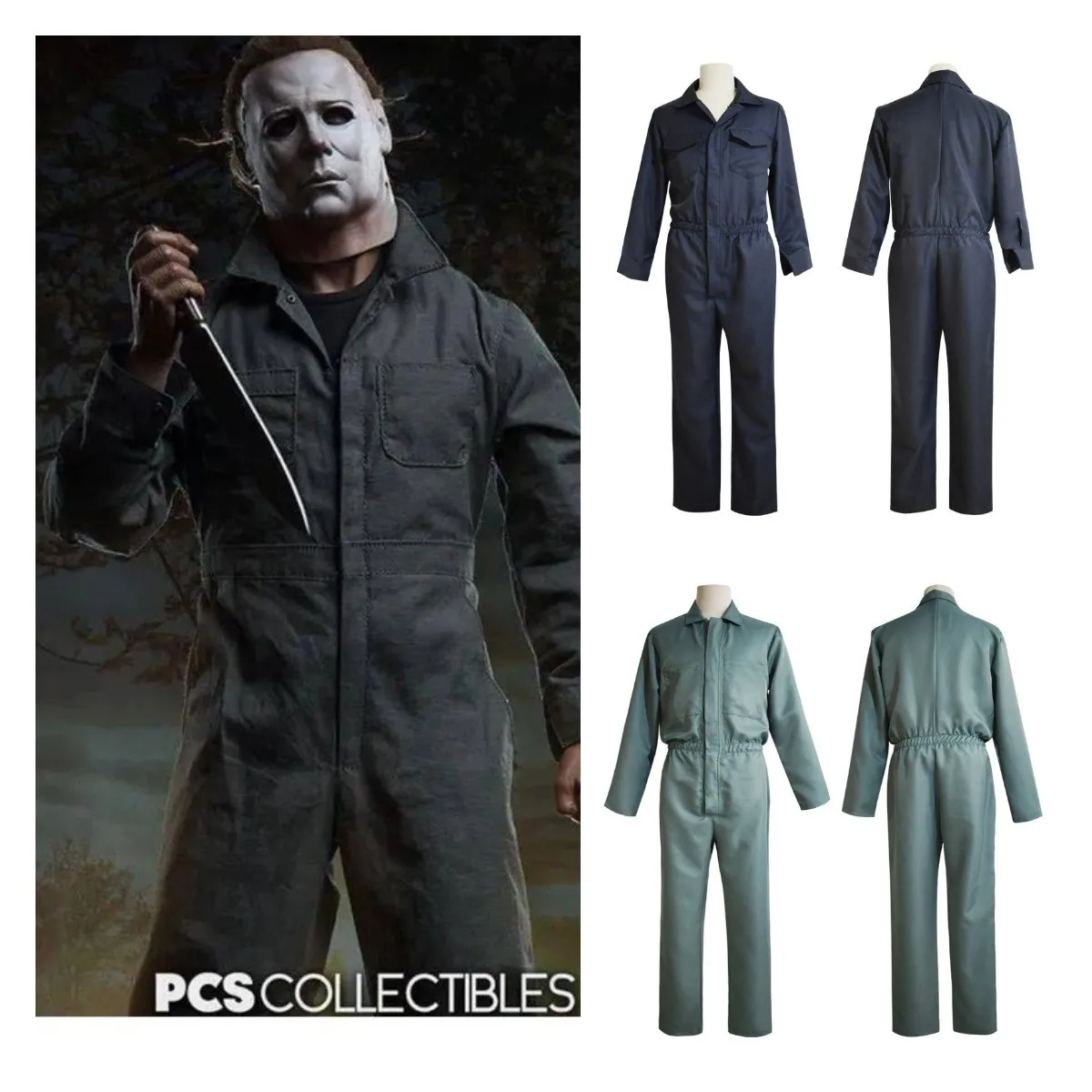Filme-halloween-cosplay-traje-michael-myers-horror-assassino-macac-o ...