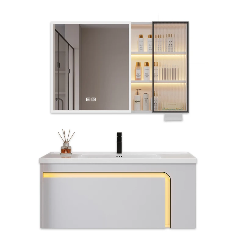thickened honeycomb aluminum bathroom cabinet combined bathroom ...