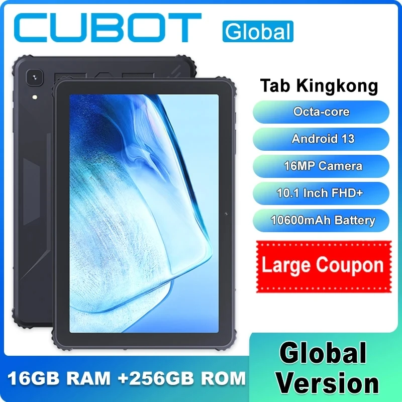 Cubot-Tableta-resistente-KINGKONG-Tablet-de-10-1-pulgadas-FHD-Android ...