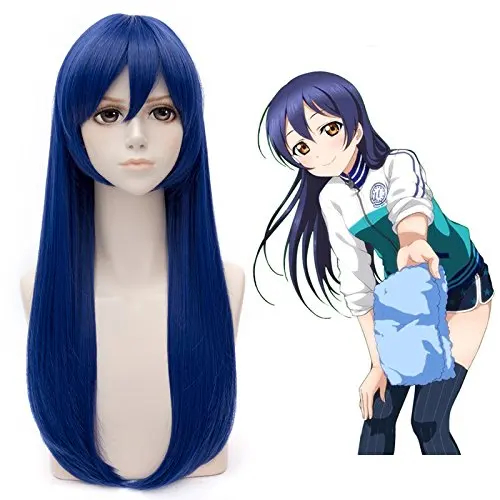 Anime-Dark-Blue-Cosplay-Wig-Long-Teruhashi-Kokomi-Heat-Resistant ...