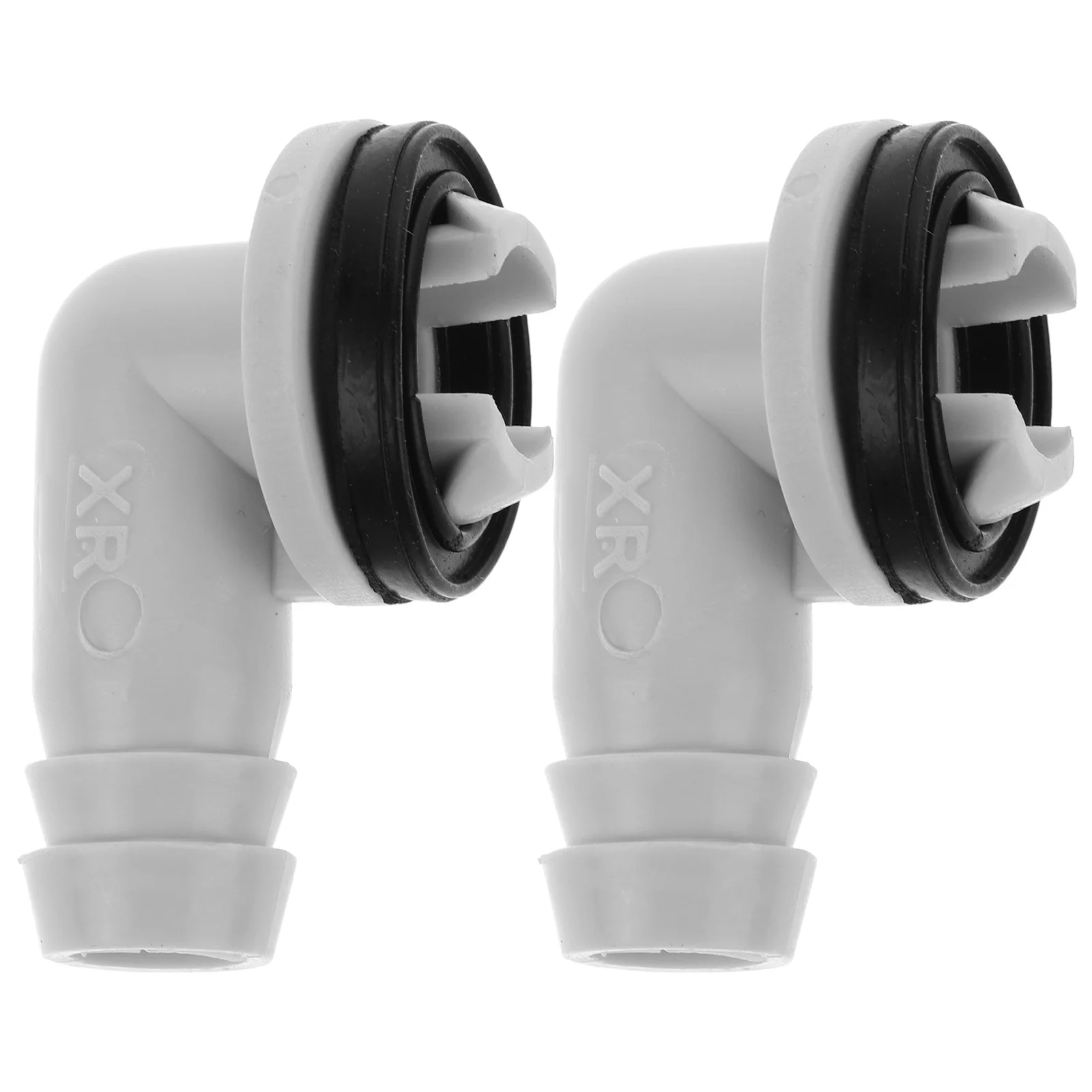 2pcs Drain Pipe Plug Condensate Hose Water Tray Plastic Air Conditioner ...