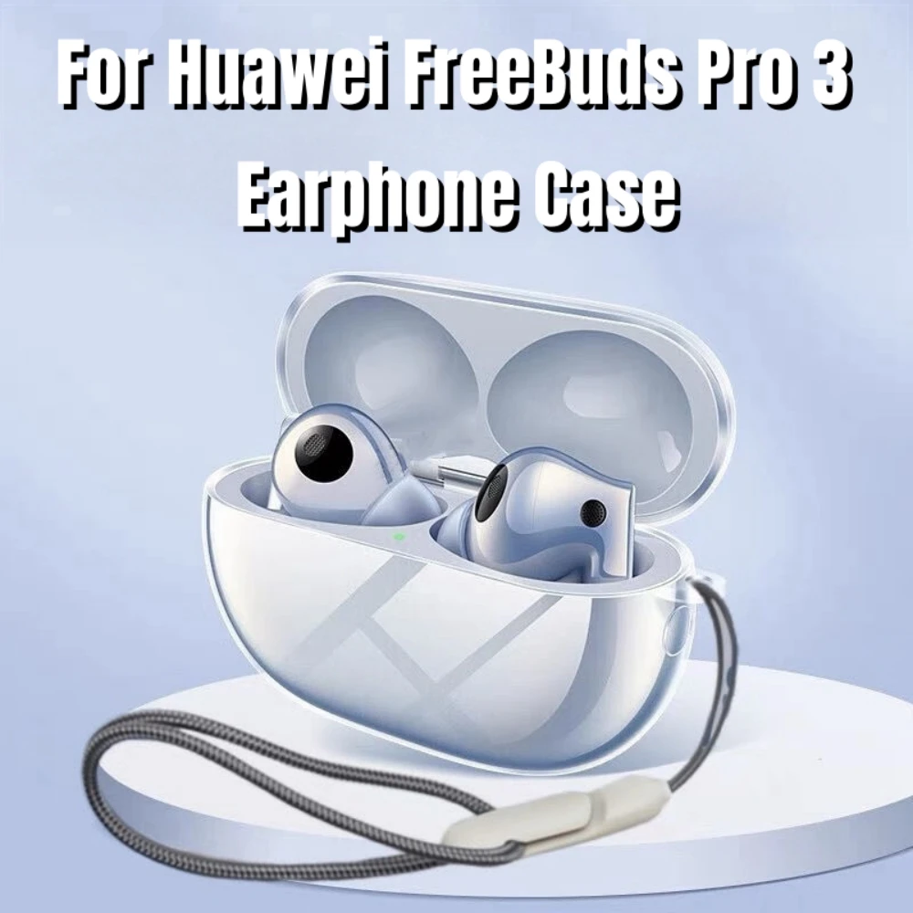 Transparent-Earphone-Case-For-Huawei-FreeBuds-Pro-3-Shockproof-HD-TPU ...