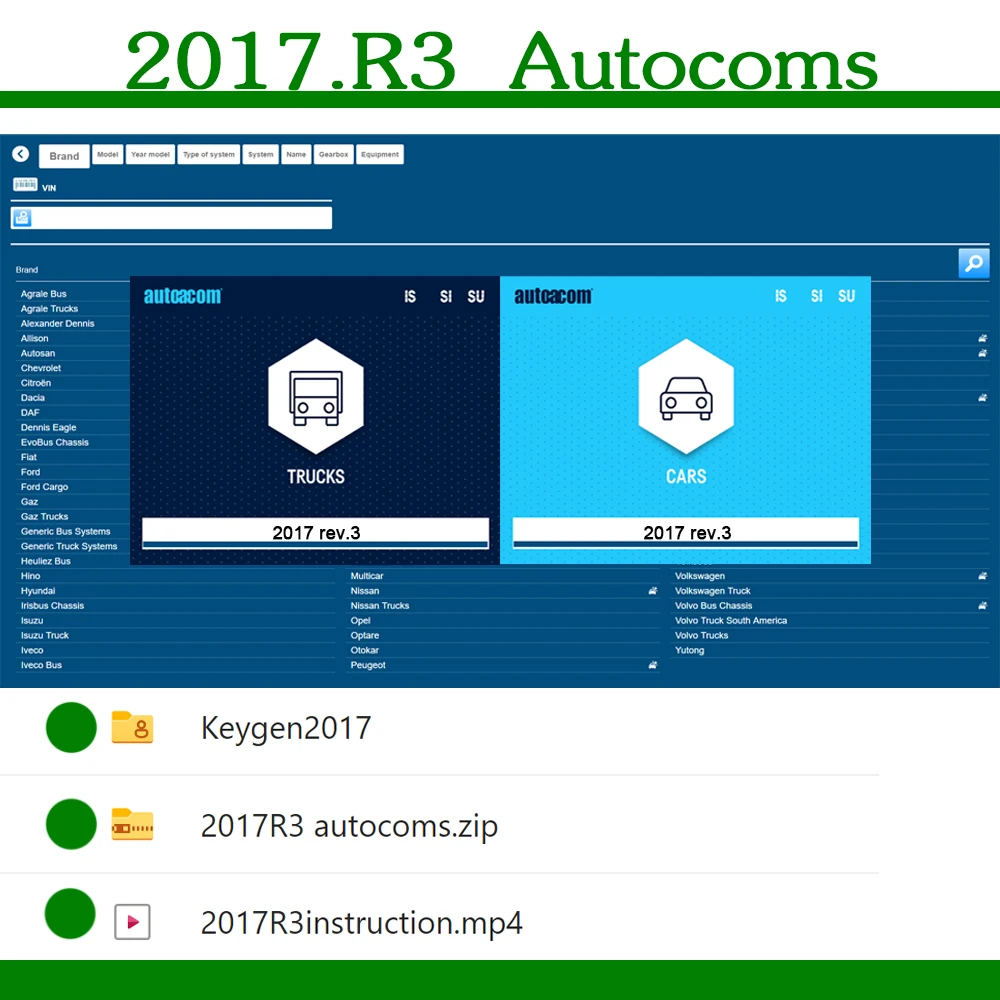 Autocoms-2017-R3-with-Keygen-Automotive-repair-software-ds150-Truck ...
