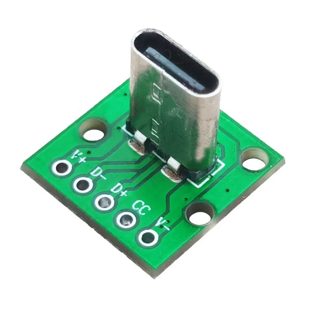 1-10-St-ck-vertikale-USB-3-1-Typ-C-Buchse-Stecker-Platine-Konverter ...