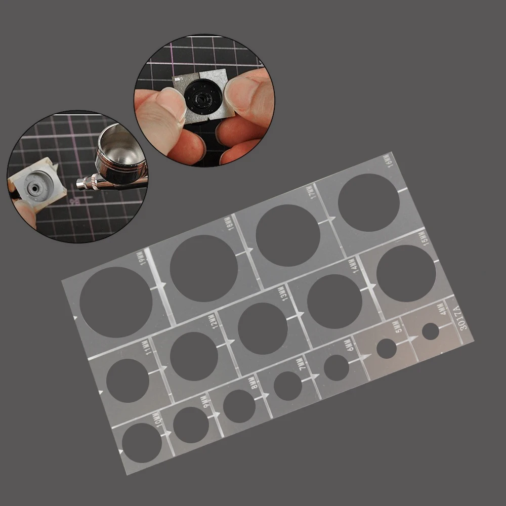 Military Tank Vehicle Wheel Paint Template: Tool for Hobby Model ...