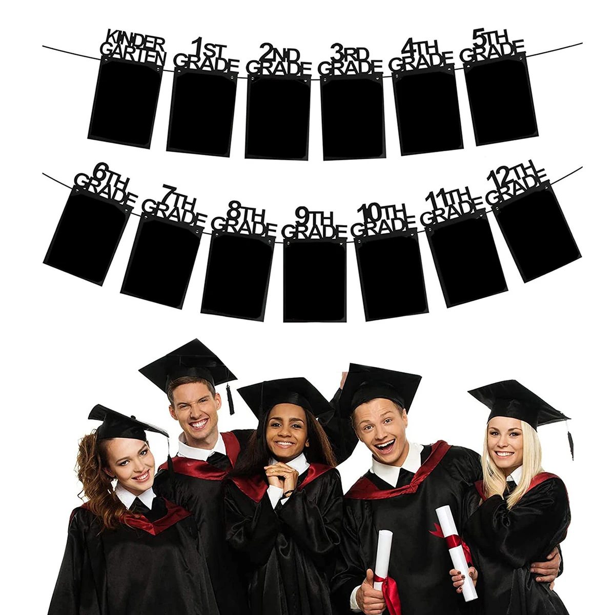 Kindergarten-bis-12-Klasse-von-2024-Abschluss-bild-Banner-Abschluss ...