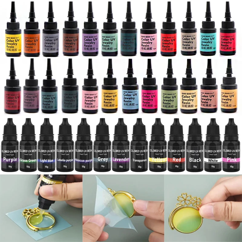 10g-UV-Resin-Glue-Colors-Ultraviolet-Glue-Epoxy-Resin-Adhesive-Curing-Solar-Cure-Sunlight-Hard ...