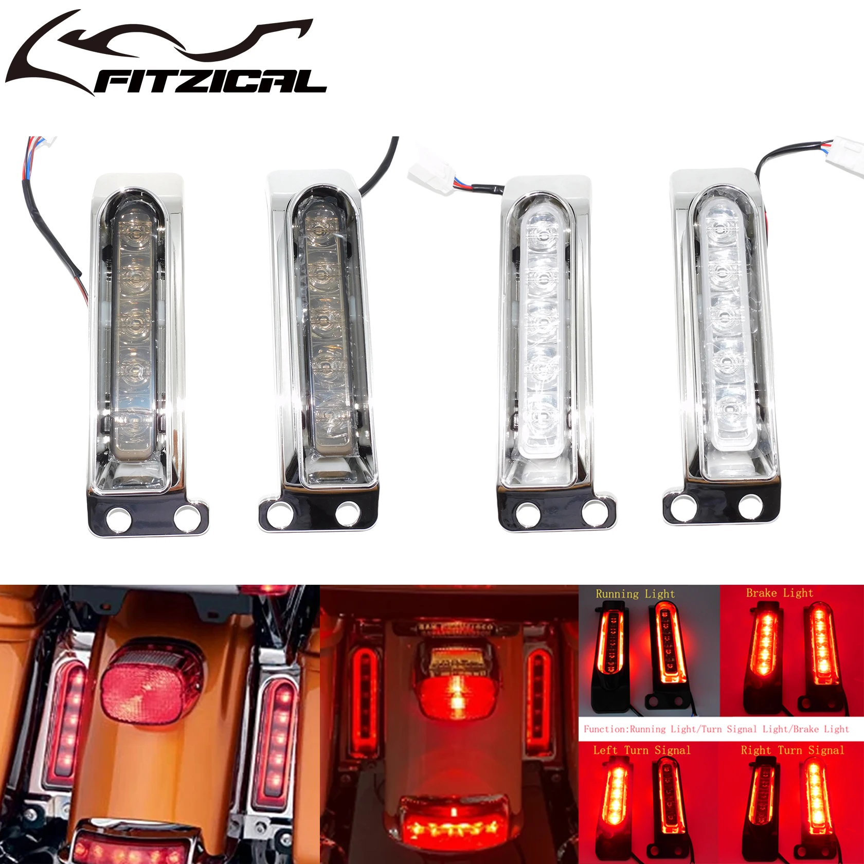 Motorcycle-Rear-Fender-LED-Lights-Brake-Turn-Signal-Side-Filler-Lamp ...