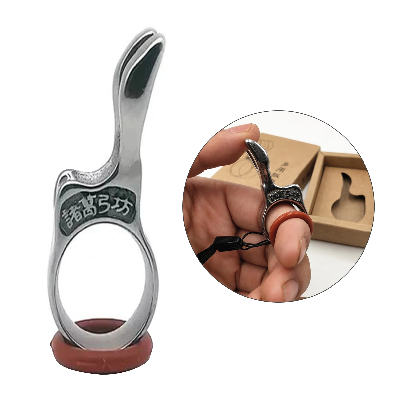 Vinger-Saver-Schieten-Bescherming-Vis-Ringen-Slingshot-Release-Apparaat ...