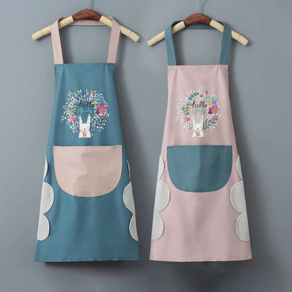 Waterproof-Oil-Resistant-Apron-Breathable-Reusable-Practical-Apron ...