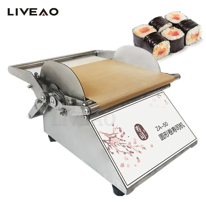 Automatic-Stainless-Steel-Round-Square-Rice-Roll-Roller-Making-Machine ...