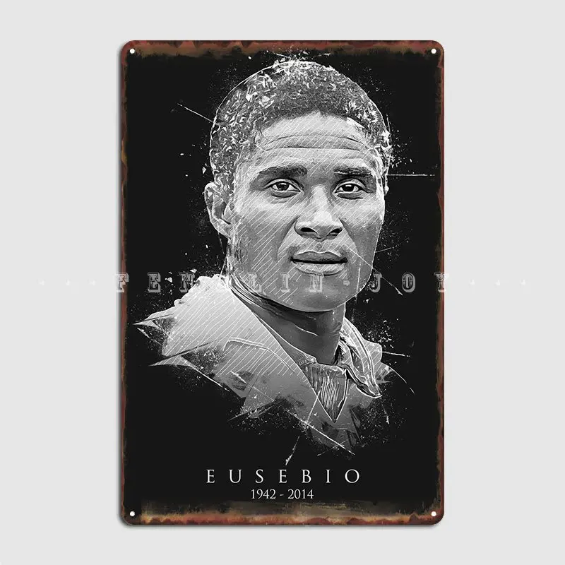 Eusebio-Poster-Metal-Plaque-Plaques-Custom-Wall-Wall-Pub-Tin-Sign ...