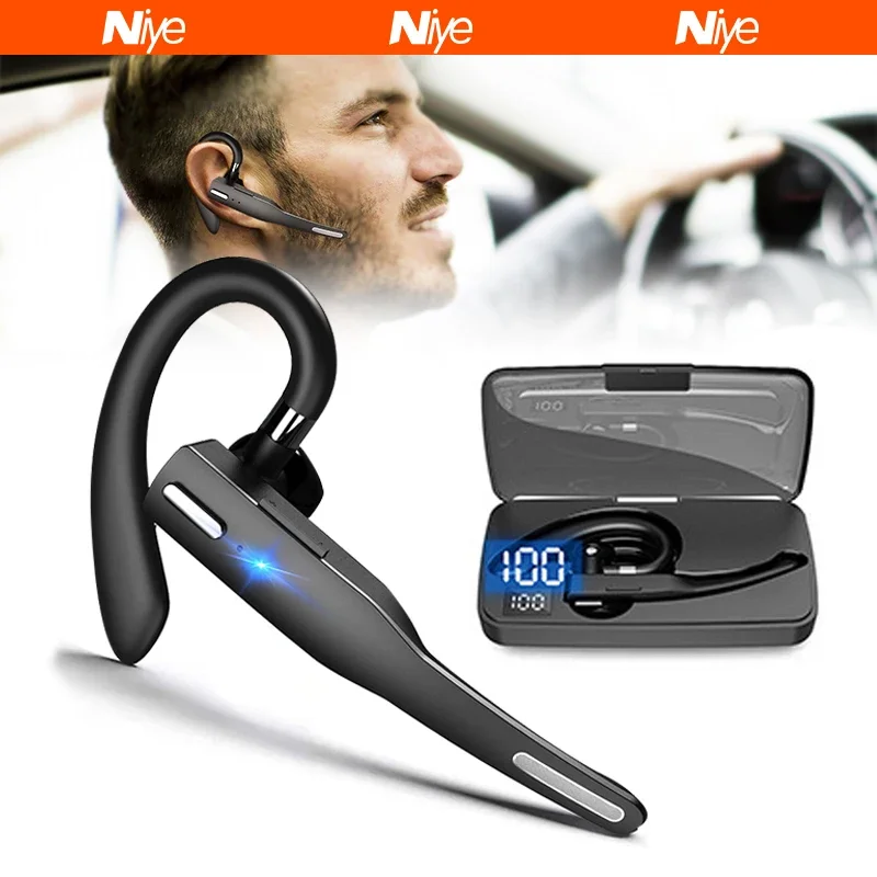 10H-Bluetooth-Hands-Free-Business-Earphone-Wireless-Single-Earbuds-For ...