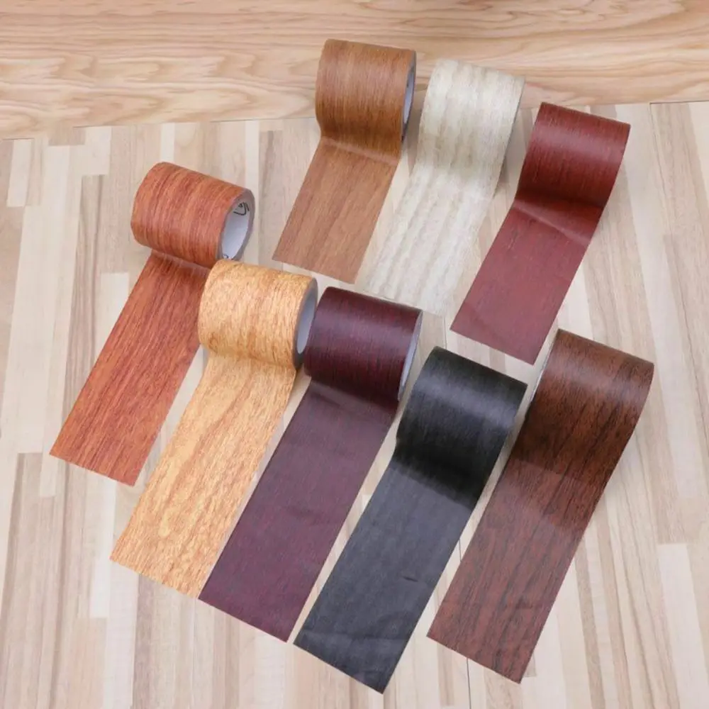 5M-Roll-Wood-Grain-Furniture-Repair-Tape-DIY-Self-adhesive-Door-Decals ...