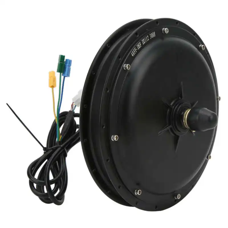 100W 48V Bicycle Modified Motor Aluminum Alloy Rim Bike Front Wheel ...