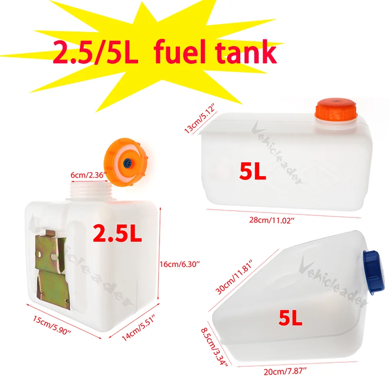 2.5L/5L Fuel Oil Tank For Car Truck Air Parking Heater Fuel Tank Oil ...