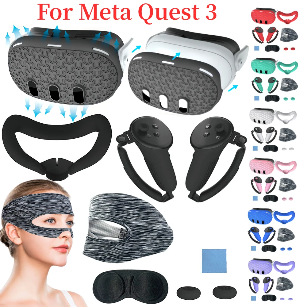 7pcs Accessories Set Lens Protector Cover Anti-Fall VR Protective Cover ...