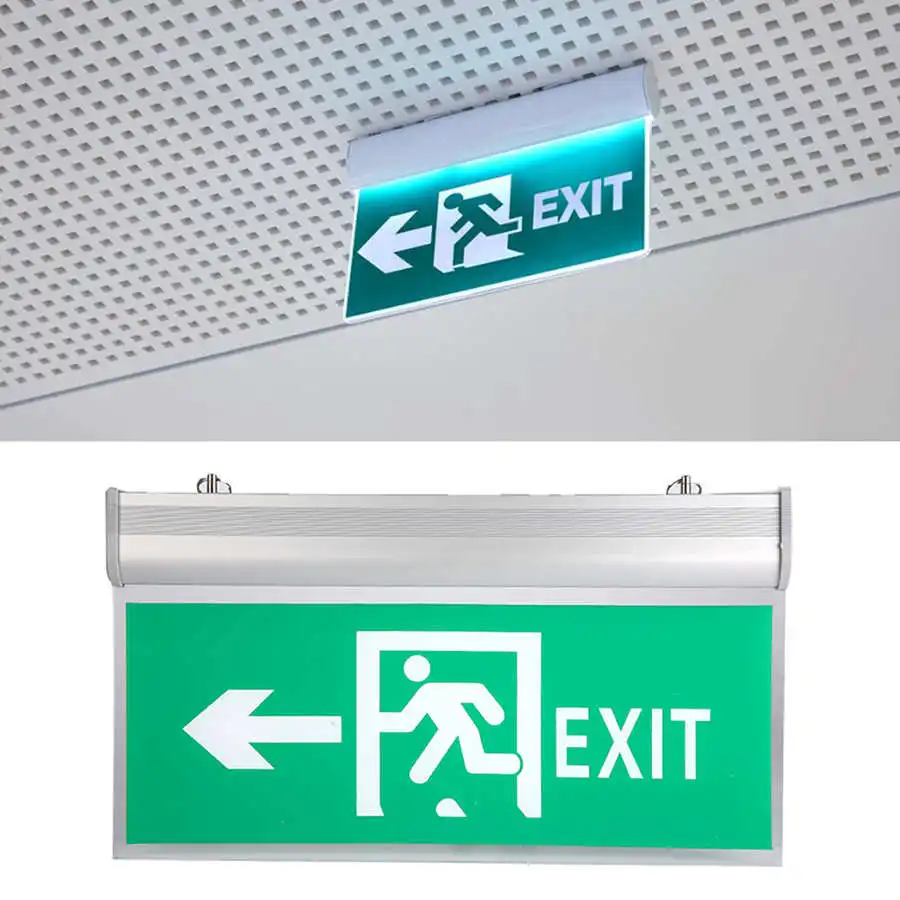 Illuminated Emergency Exit Sign