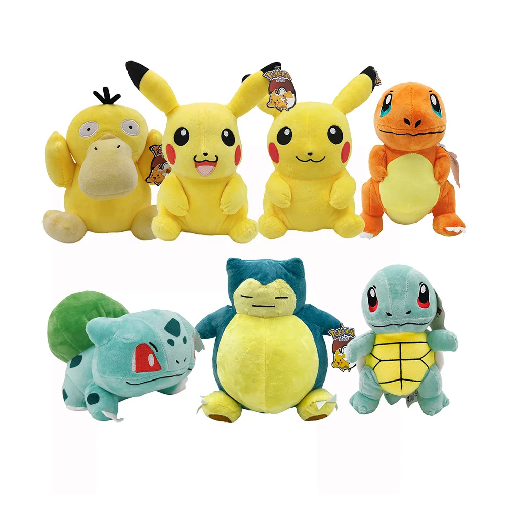 10/lot Pik Cha Squ Bul Psy 16-25cm Plush Doll For Children Stuffed Toys ...