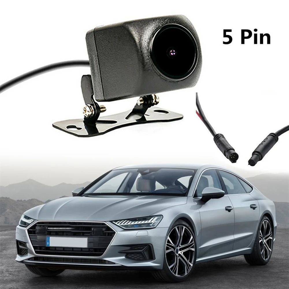 5-Pin-720P-HD-Car-Rear-View-Camera-Wide-Angle-170-Degree-Parking-Camera ...