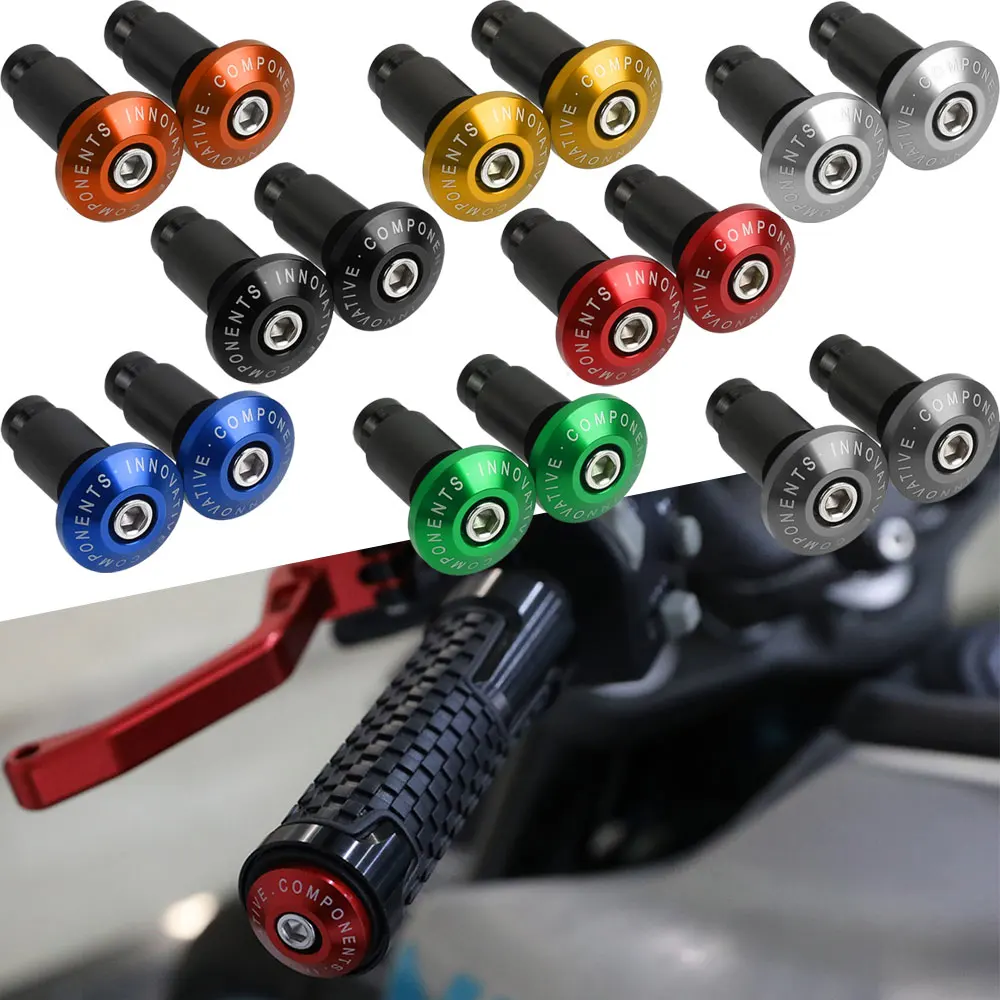 Handlebar-Grips-Ends-Bar-End-Handle-bar-Caps-FOR-KAWASAKI-KLX110 ...