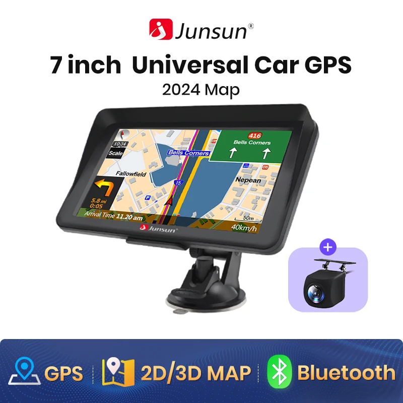 Junsun-D100-Car-GPS-Navigation-7-Inch-Touch-Screen-256M-8G-FM-Voice ...