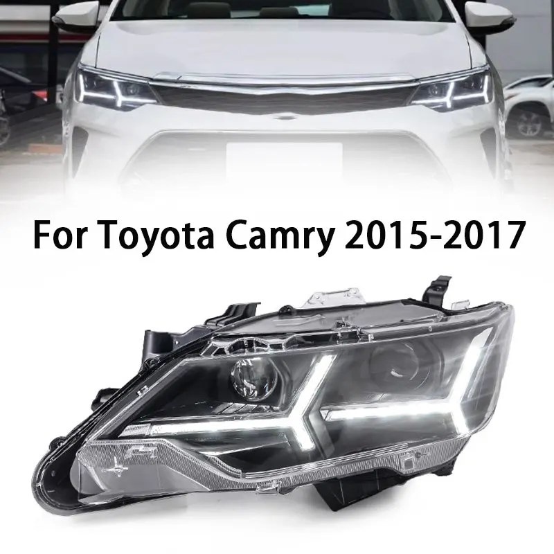 Car-Headlight-For-Toyota-Camry-2015-2017-Headlights-LED-DRL-Running ...