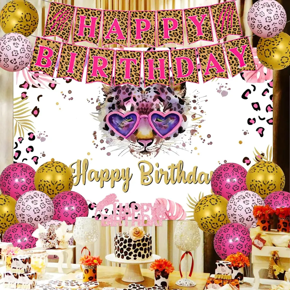 Happy Birthday Cheetah Print