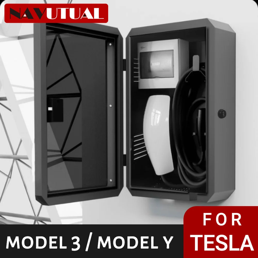 For-Tesla-Model-3-Y-S-X-Charger-Station-Box-Wall-Connector-Charging ...