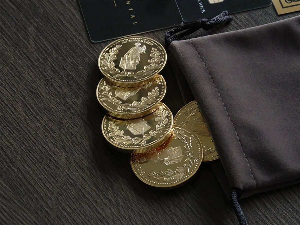 Classic-1-1-John-Wick-Movie-Props-Die-Cast-Zinc-Alloy-Collection-Gold ...